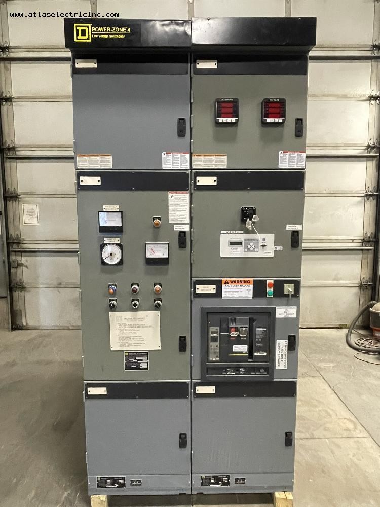 1600 Amps, Square D #PowerZone 480 LV Switchgear 480 Volts For Sale ...