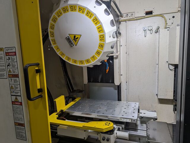 Fanuc #Robodrill-A-D21L-iB5, Drill & Tapping Center, with Pallet ...