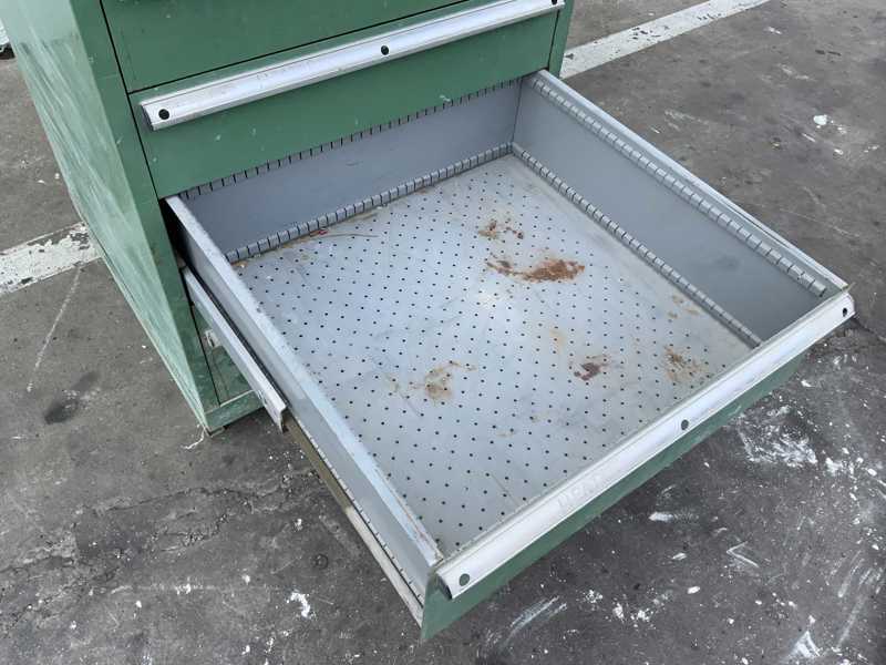10 Drawer Vidmar cabinet, 30" x 27" x 59" high For Sale | Surplus Record