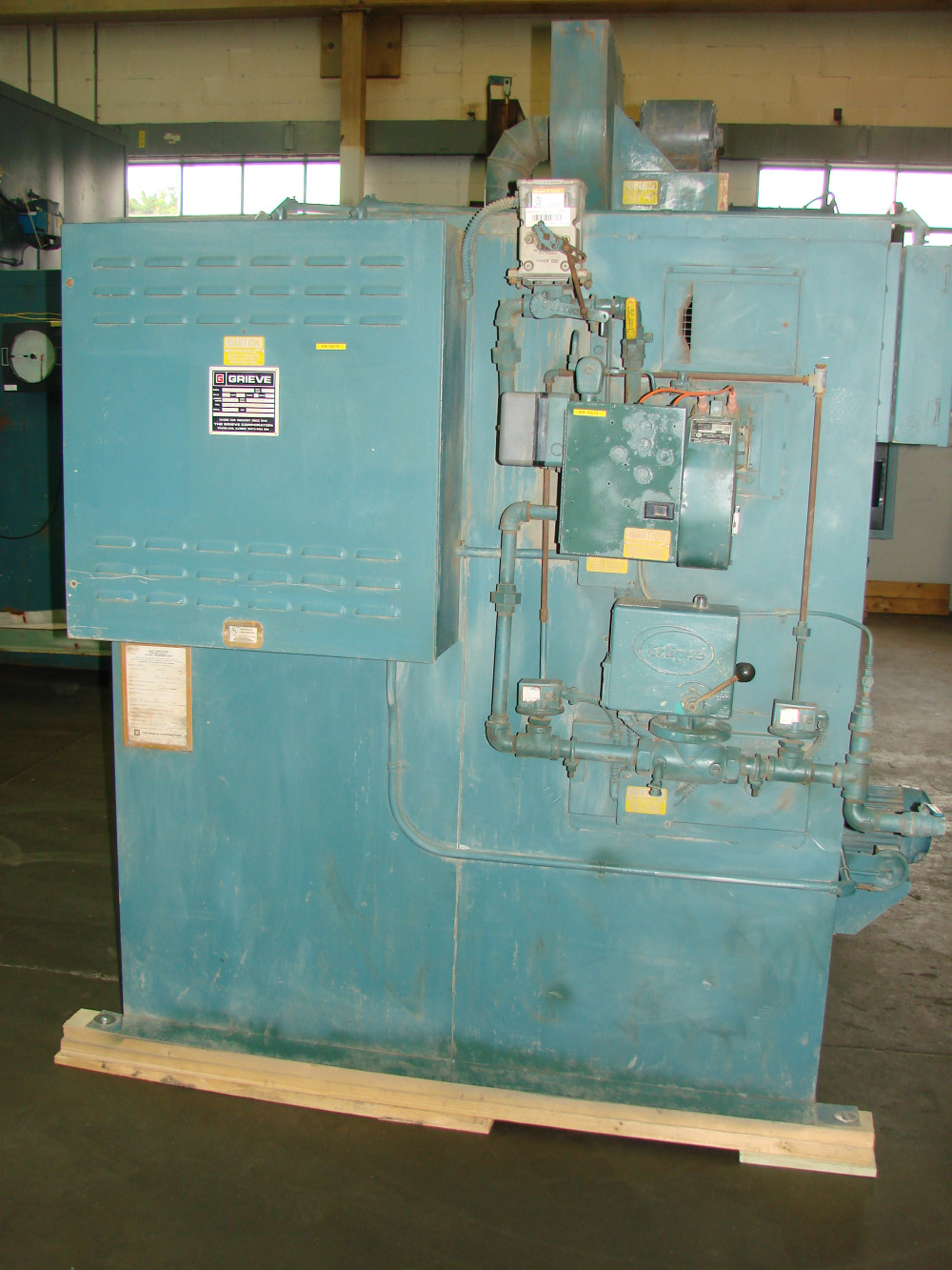 36" width x 60" H x 36" L Grieve #TAH-500, gas fired, horizontal air ...