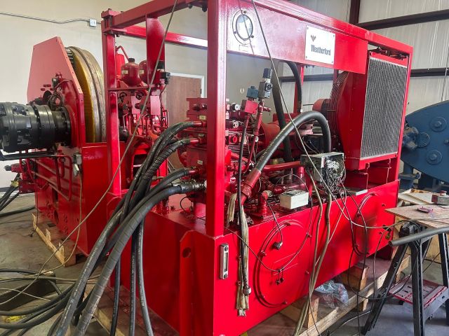 Weatherford #CAM-F-13.375/80H, Make/Break Precision Bucking Machine, 2 ...