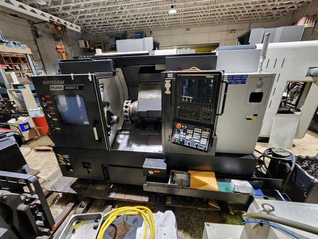Daewoo Doosan #Puma-2600SY-II, turning center, 14.8" diameter x 29.9" L ...