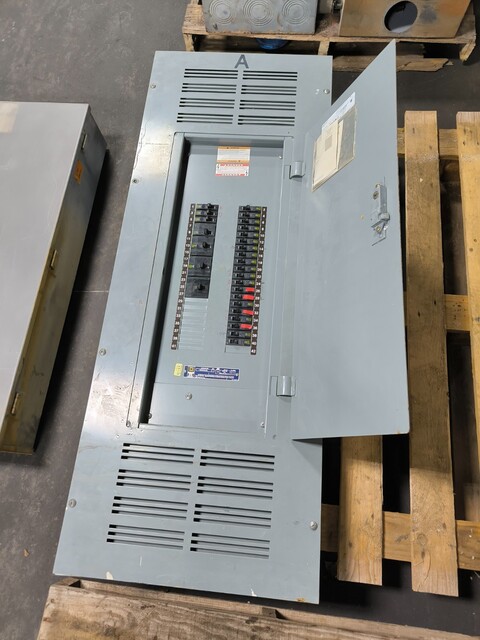 400 Amps, Square D, NQOD442L400, Panelboard, 120-240 Volts, 3PH, 3/4 ...