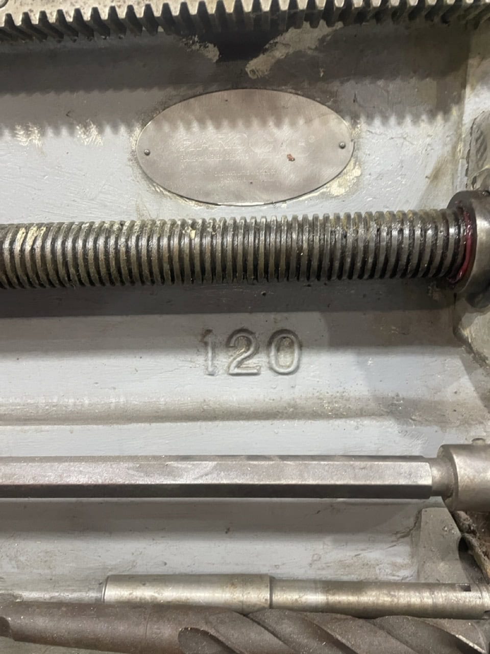 24" x 120" Cincinnati #LRT, Engine Lathe, 12" chuck 3 jaw, 2.375" bore ...
