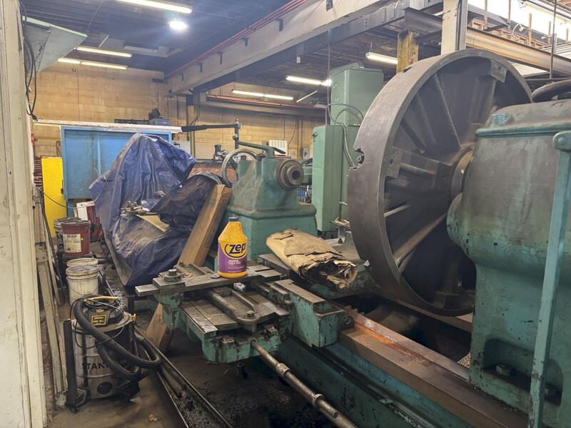 54" x 228" Monarch #36NN, engine lathe, 39" 4-jaw chuck, 2" hole, 25 HP ...