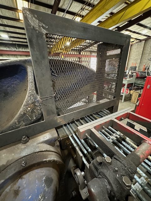 24" Canton #22A, alligator shear, right hand, 10 HP, 480 V., air ...