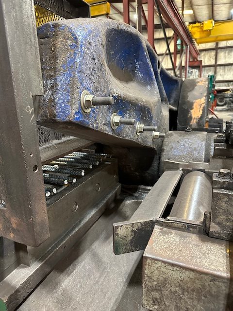 24" Canton #22A, alligator shear, right hand, 10 HP, 480 V., air ...