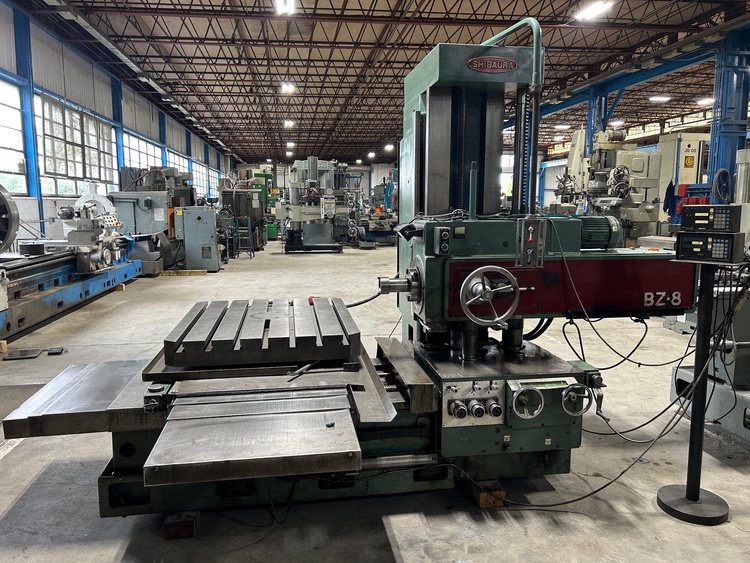 3" Toshiba #BZ-8, Table Type Horizontal Boring Mill, 39" X, 31" Z, 35 ...