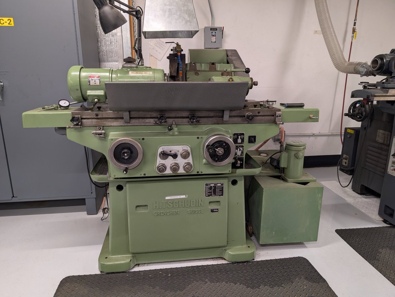 13" x 15" H. Tschudin #HTG-400, outside dimension Cylindrical Grinder ...