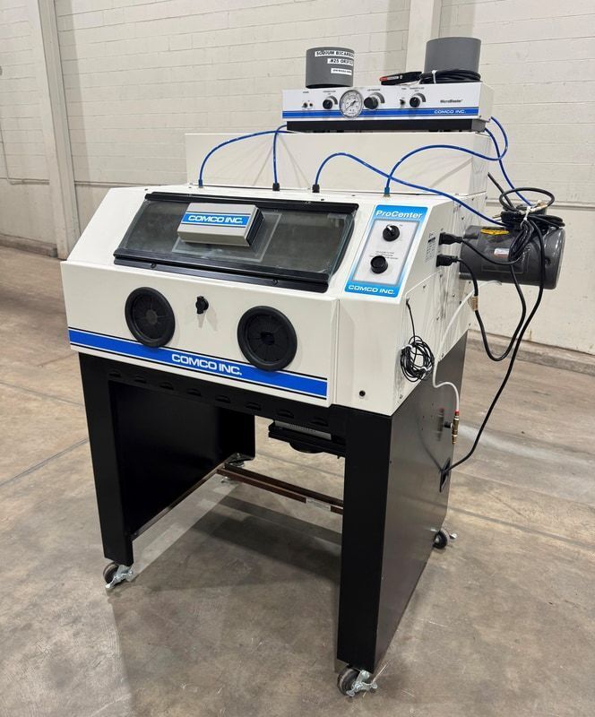 30.5" x 15" x 14" Comco #Procenter-CTR101-1, microblaster, 40-120 psi ...