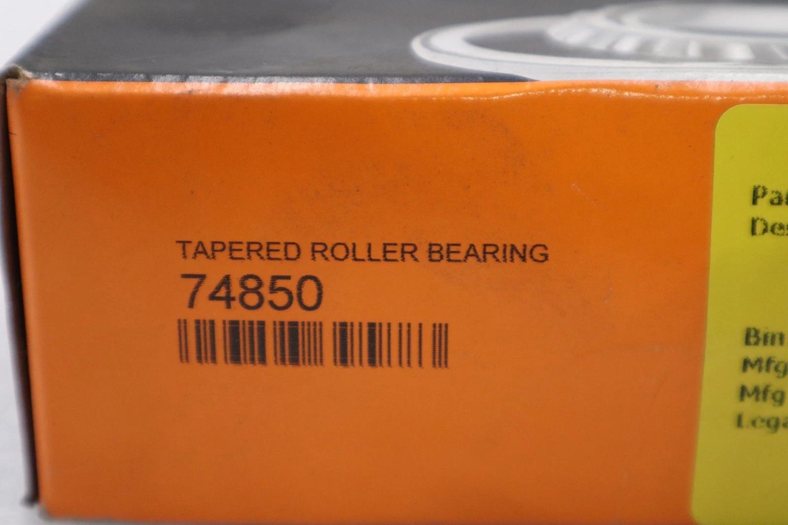 NEW Timken 74850 Tapered Roller Bearing STOCK 1677CC 53893395883 For ...