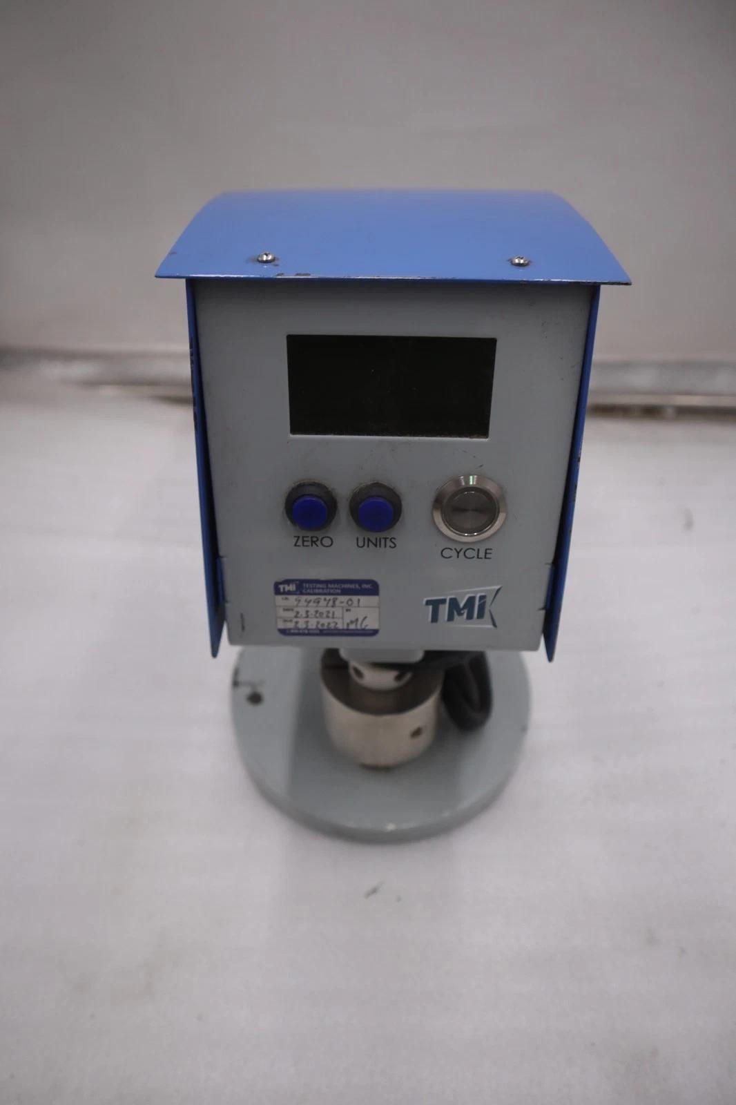 Tmi digital bench micrometer testing machine model 49-85-00-0001 mfg ...