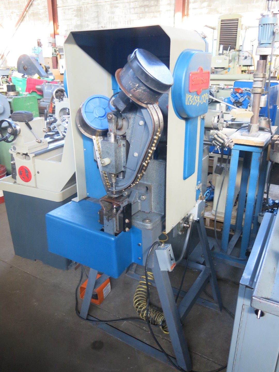 Model 83GW Edward Segal / Stimpson, Grommet Machine, 115 V., 1ph For ...