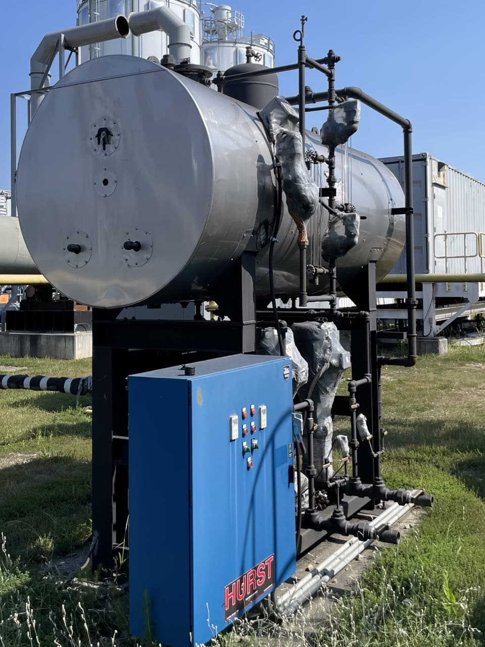 500 HP Hurst #Series 400, Firetube Boiler, 3623 sq.ft., 150 psi, 17250 ...