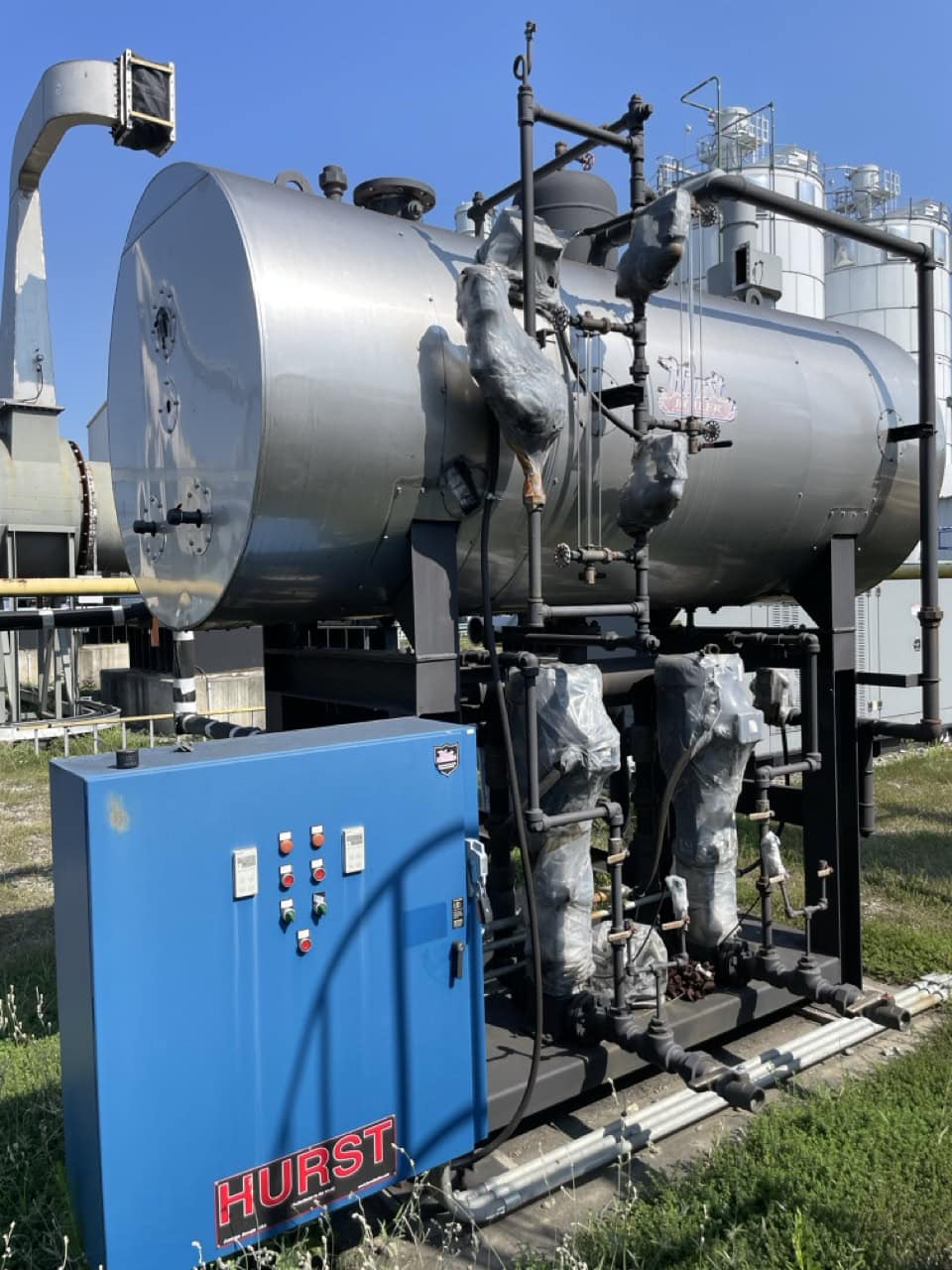 500 HP Hurst #Series 400, Firetube Boiler, 3623 sq.ft., 150 psi, 17250 ...