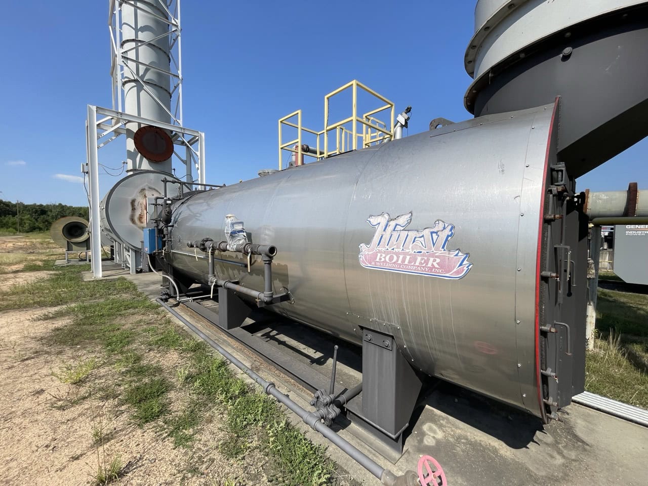 500 HP Hurst #Series 400, Firetube Boiler, 3623 sq.ft., 150 psi, 17250 ...