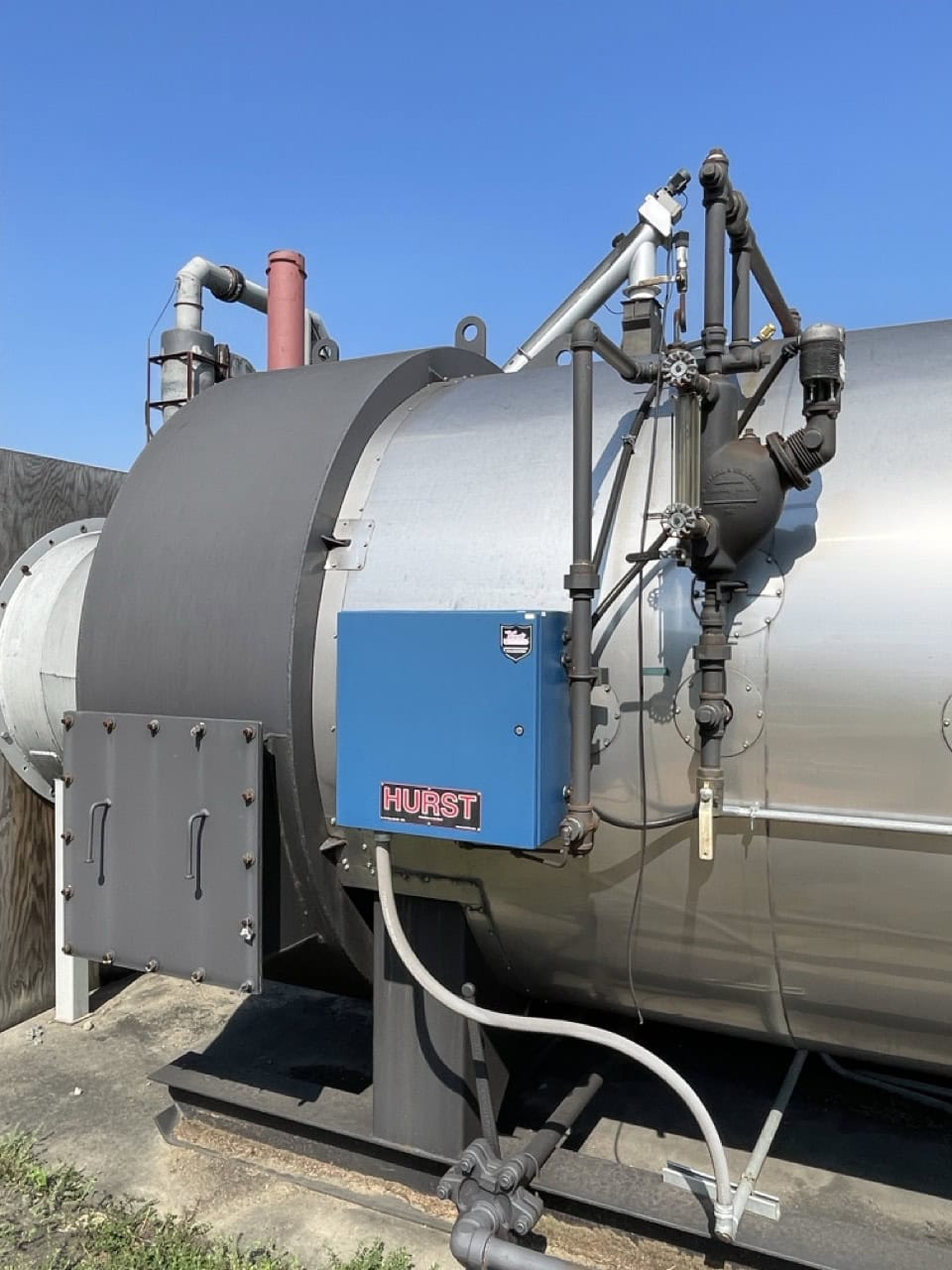 500 HP Hurst #Series 400, Firetube Boiler, 3623 sq.ft., 150 psi, 17250 ...