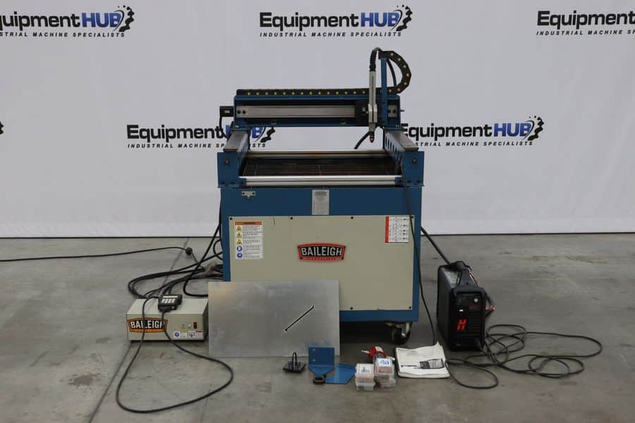 Baileigh #PT-22, CNC plasma table with Hypertherm Powermax 45XP, 2' x 2 ...