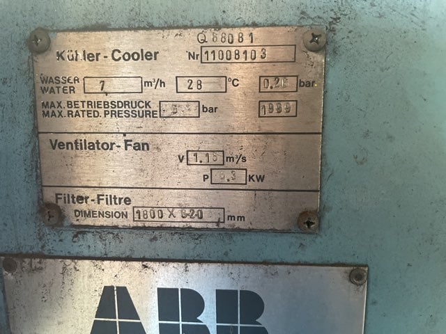 400 HP 720 RPM ABB, Frame 315L, TEWCBB, 475 VA, 250 VF For Sale ...