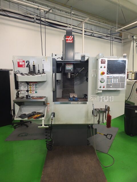 Haas #Mini-Mill-2, 3-Axis CNC Vertical Machining Center, 20" X, 16" Y ...