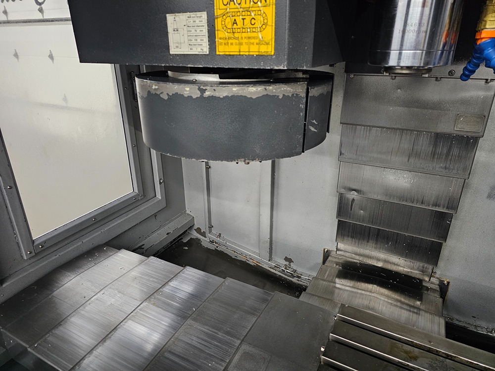 Sharp #SV-2414SF-F, 3-Axis CNC vertical machining center, Fanuc 0i-Mate ...