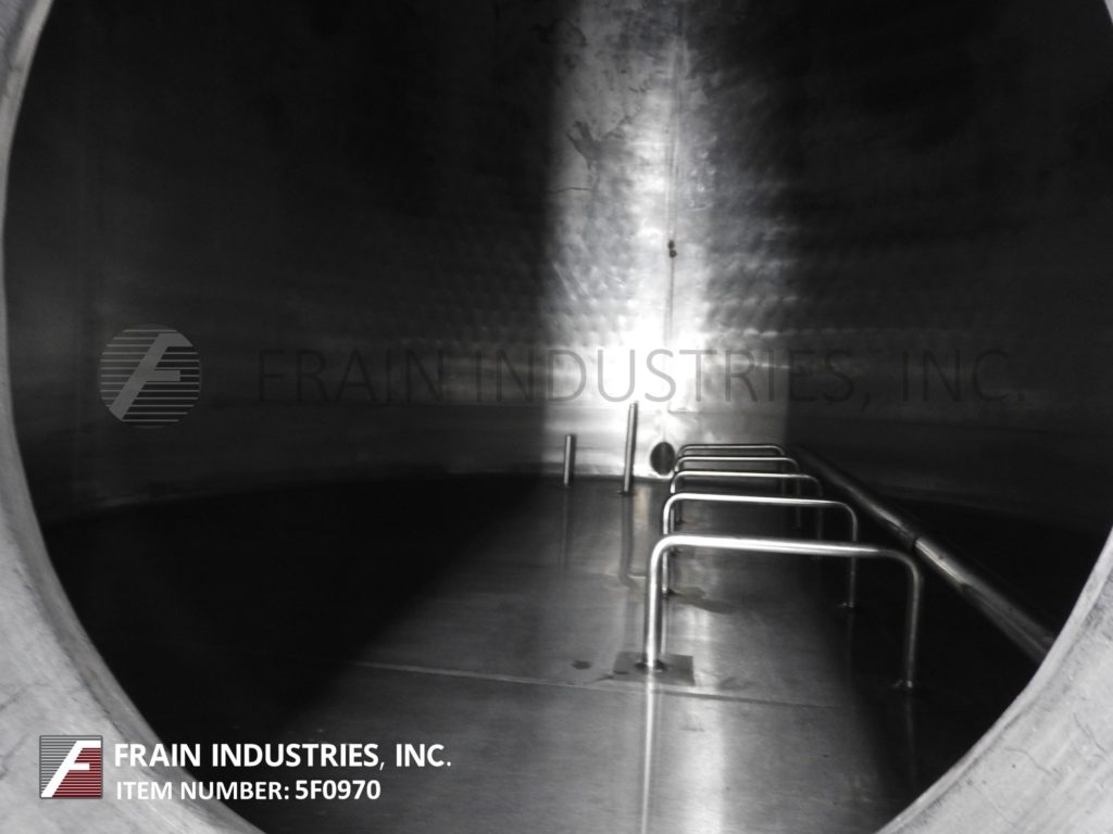 2200 gallon Berco, 304 Stainless Steel, insulated horizontal tank, 84 ...