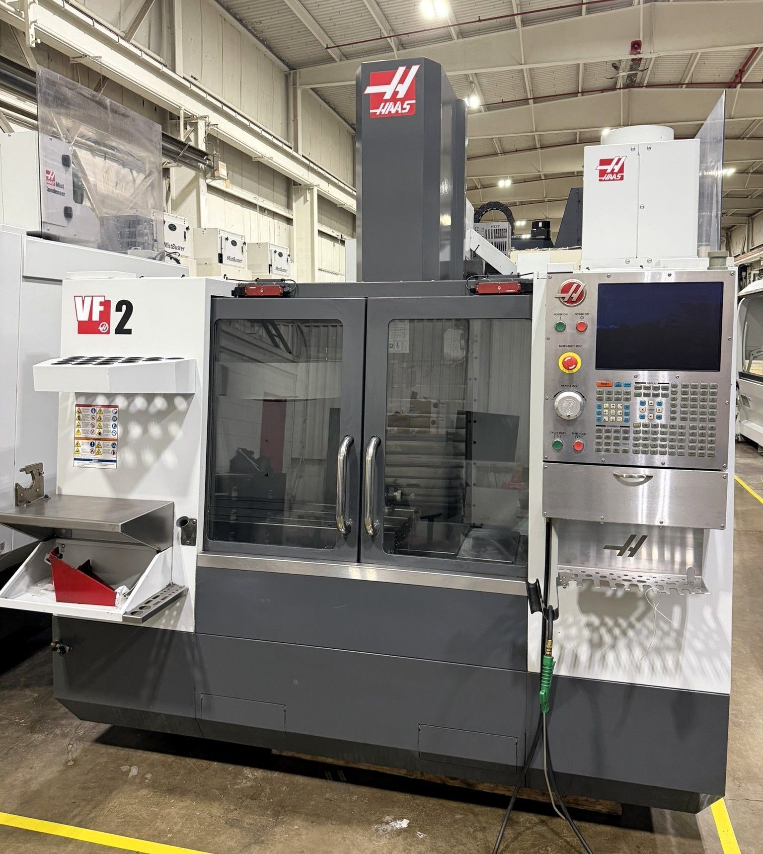 Haas #VF-2, CNC 4-Axis Vertical Machining Center, 30" X, 16" Y, 20" Z ...