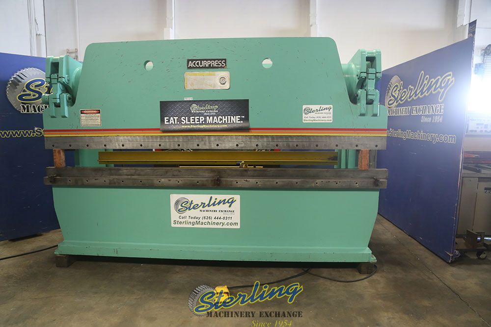 175 Ton, Accurpress #717512, hydraulic press brake, 12' overall, 124 ...