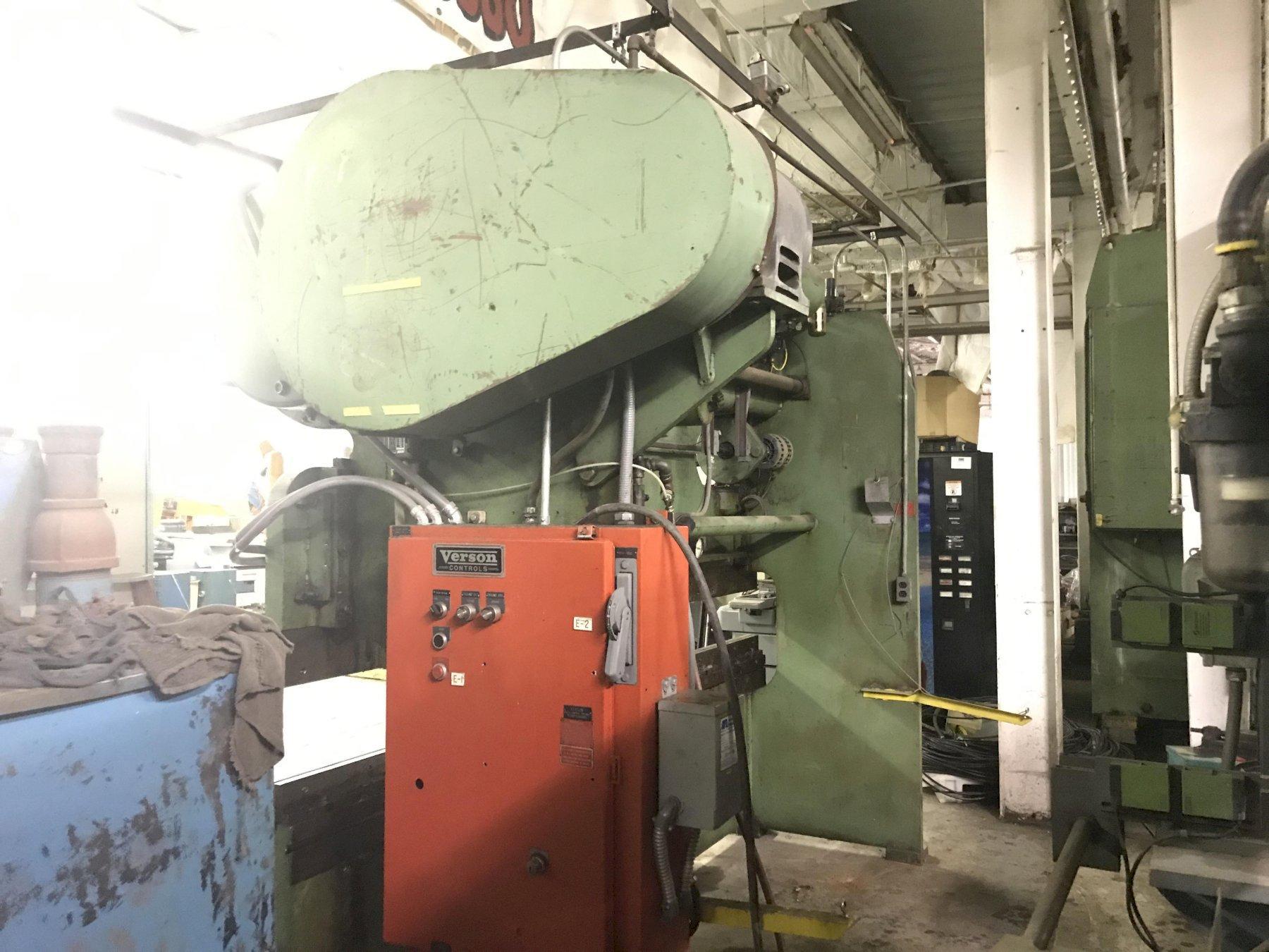 65 Ton, Verson, 8' overall, 12" Shut Height, 78" between housing ...
