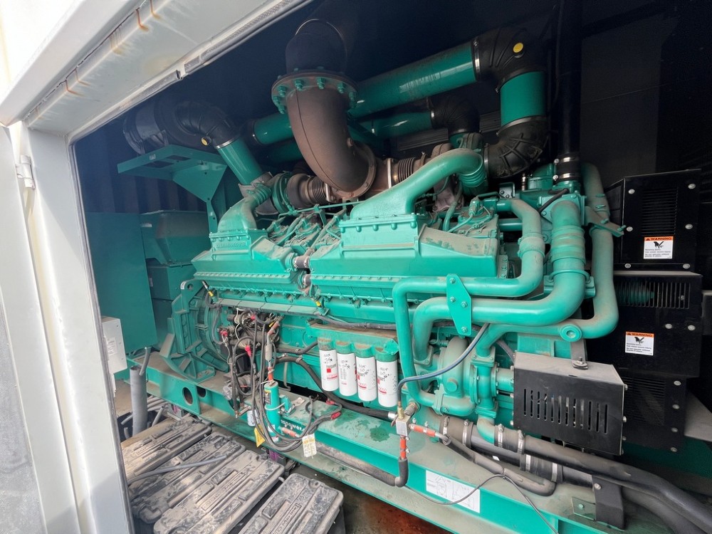 2000kW, Cummins #DQKAB Generator Set; 12,470V; Tier 2; Sound Enclosed ...