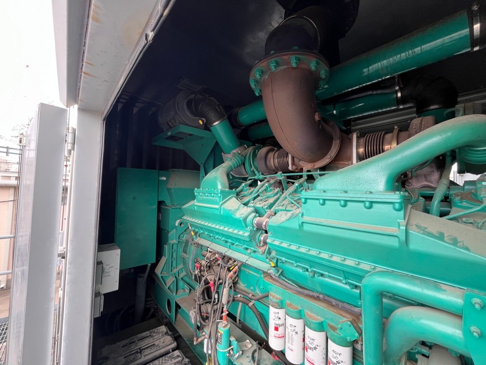 2000kW, Cummins #DQKAB Generator Set; 12,470V; Tier 2; Sound Enclosed ...