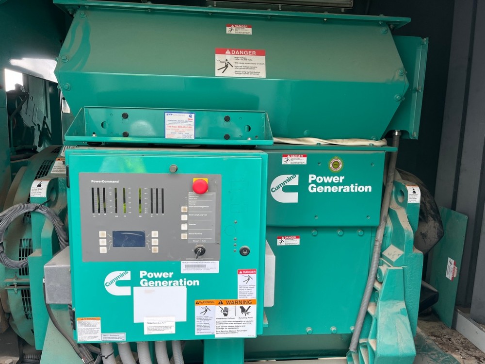 2000kW, Cummins #DQKAB Generator Set; 12,470V; Tier 2; Sound Enclosed ...