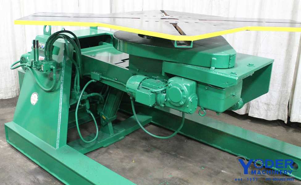 10500 lb. Irco #1PE12, welding positioner, 48" x48" table, hydraulic ...