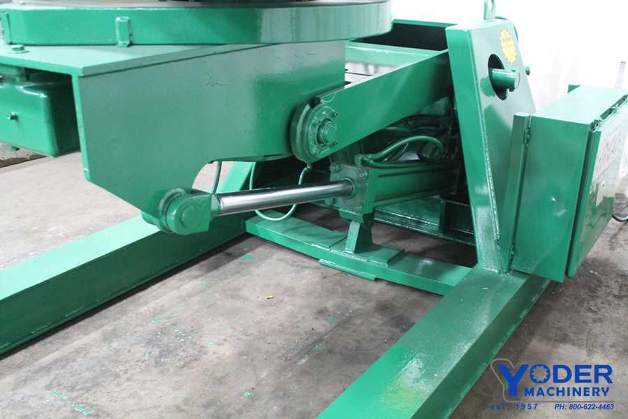 10500 lb. Irco #1PE12, welding positioner, 48" x48" table, hydraulic ...