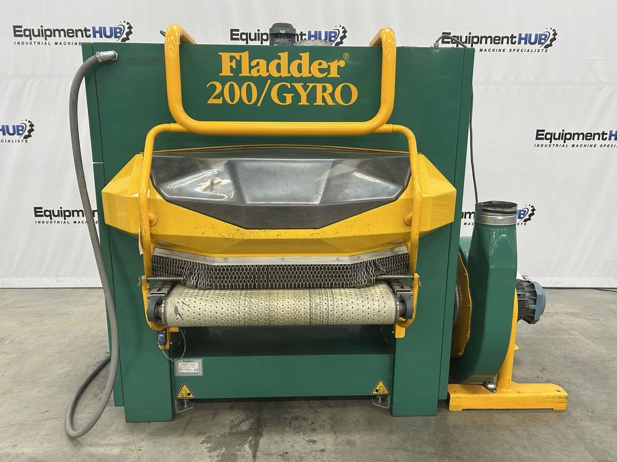 Fladder #200/GYRO-1000 VAC deburring, denibbing sander / deburring ...