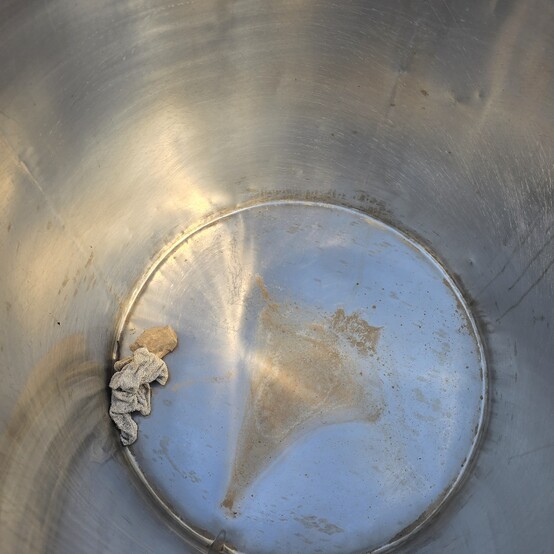 250 gallon Stainless Steel open top tank, 43" diameter x 44" tall, on ...