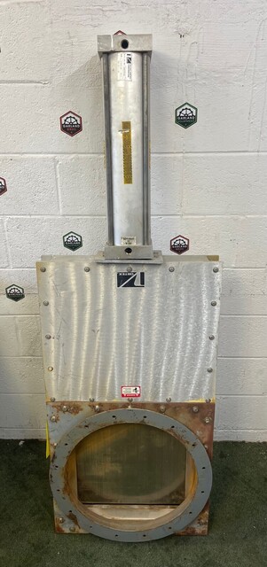 Salina Vortex #SA18-MG-SB-RS, Pneumatic Gate Knife Valve, 18" x 18 ...
