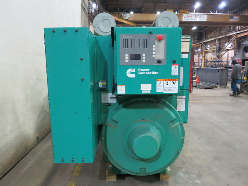 1000 KW Cummins #DQFAD, diesel generator set, 277/480 Volts, 418 hours ...
