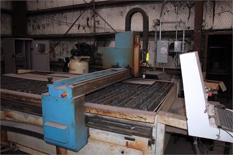 AKS #T0510, CNC plasma cutter, 5' x10' table, 200 amp, Hypertherm ...