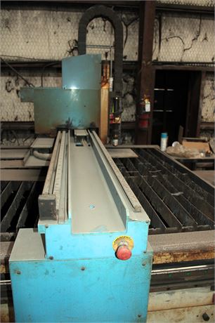 AKS #T0510, CNC plasma cutter, 5' x10' table, 200 amp, Hypertherm ...