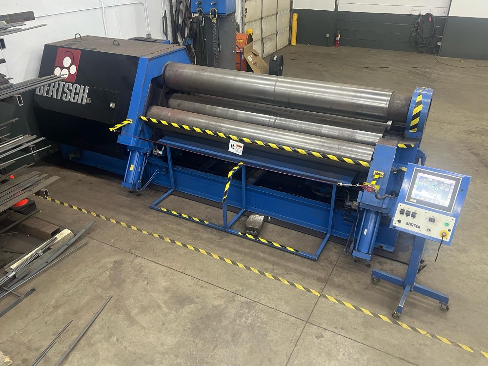 2012 Bertsch 75-10 4 Roll Double Pinch Plate Roll 3/4" x 10' For Sale ...