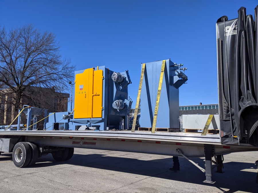 Buy Automatic Y-Track Spinner Hanger Shot Blast System at Unified ...