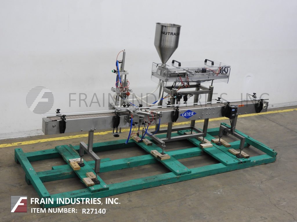 Geyer #Fillmaster-5000, Stainless Steel, dual piston filler / depositor ...