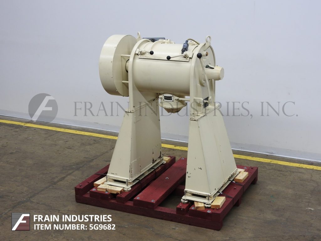 Lodige #FM-130D, 130 liter, ploughshare batch powder mixer, 5.3 HP, 304 ...