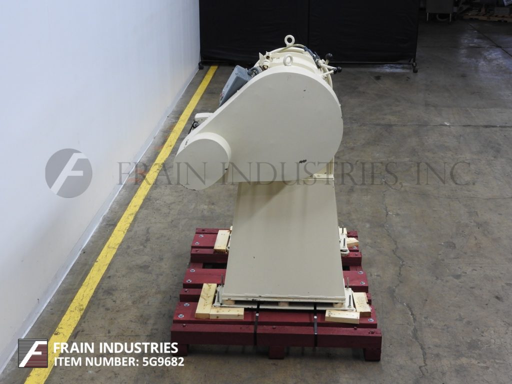 Lodige #FM-130D, 130 liter, ploughshare batch powder mixer, 5.3 HP, 304 ...