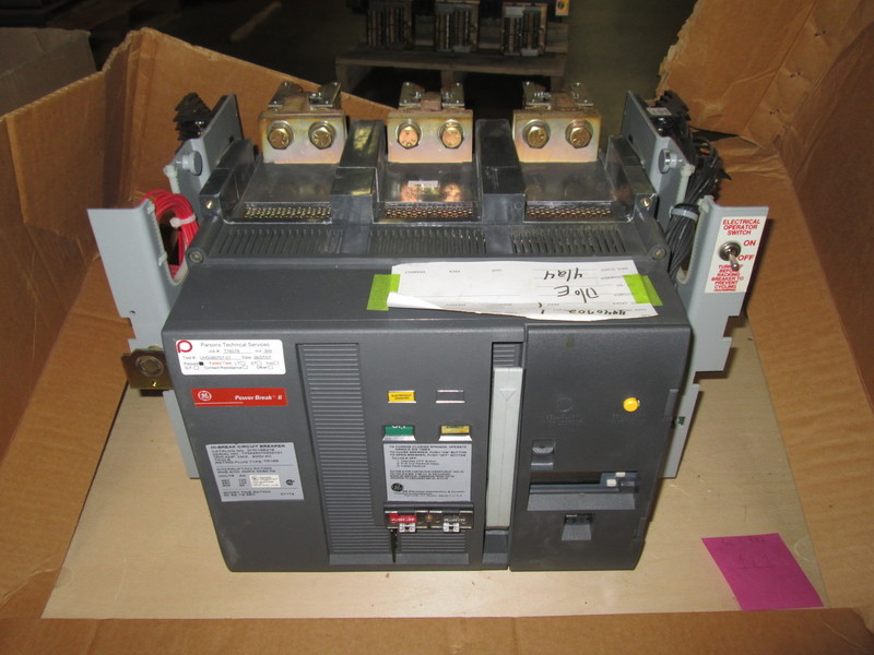 1600 Amps, General Electric, SHD16B216, 3P, 600V., MVT PM B216LSI trip ...